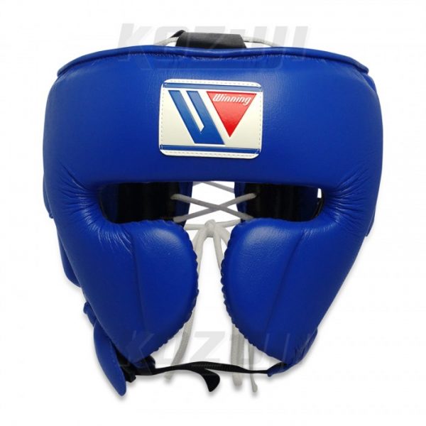 Winning Boxing Headguard Medium Blue Cheek Protection | London Boxing ...