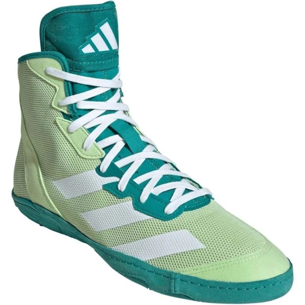 Adidas Adizero Wrestling Boots Sparring Shoes Green Trainers Canvas Bo ...